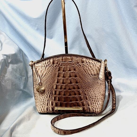 Brahmin | Bags | Euc Brahmin Mini Duxbury In Amaretto | Poshmark